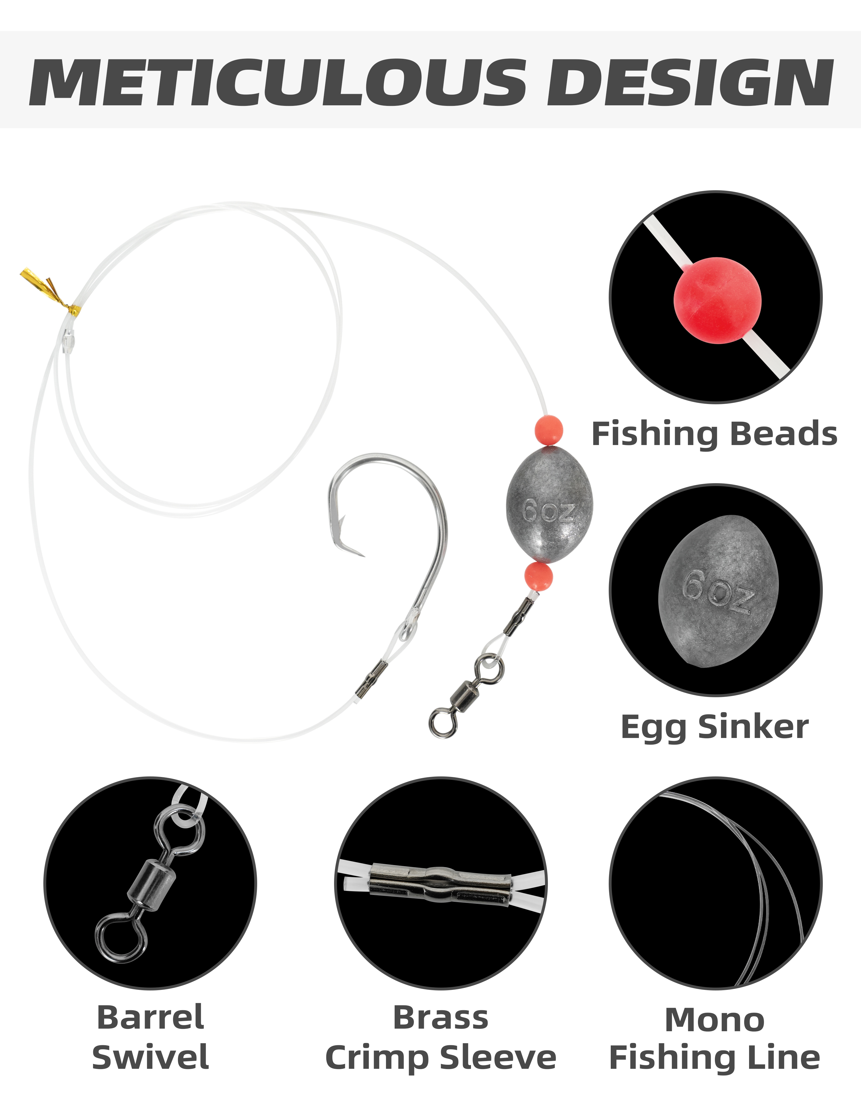 4oz/6oz/8oz Grouper Rig | Bloodydecks