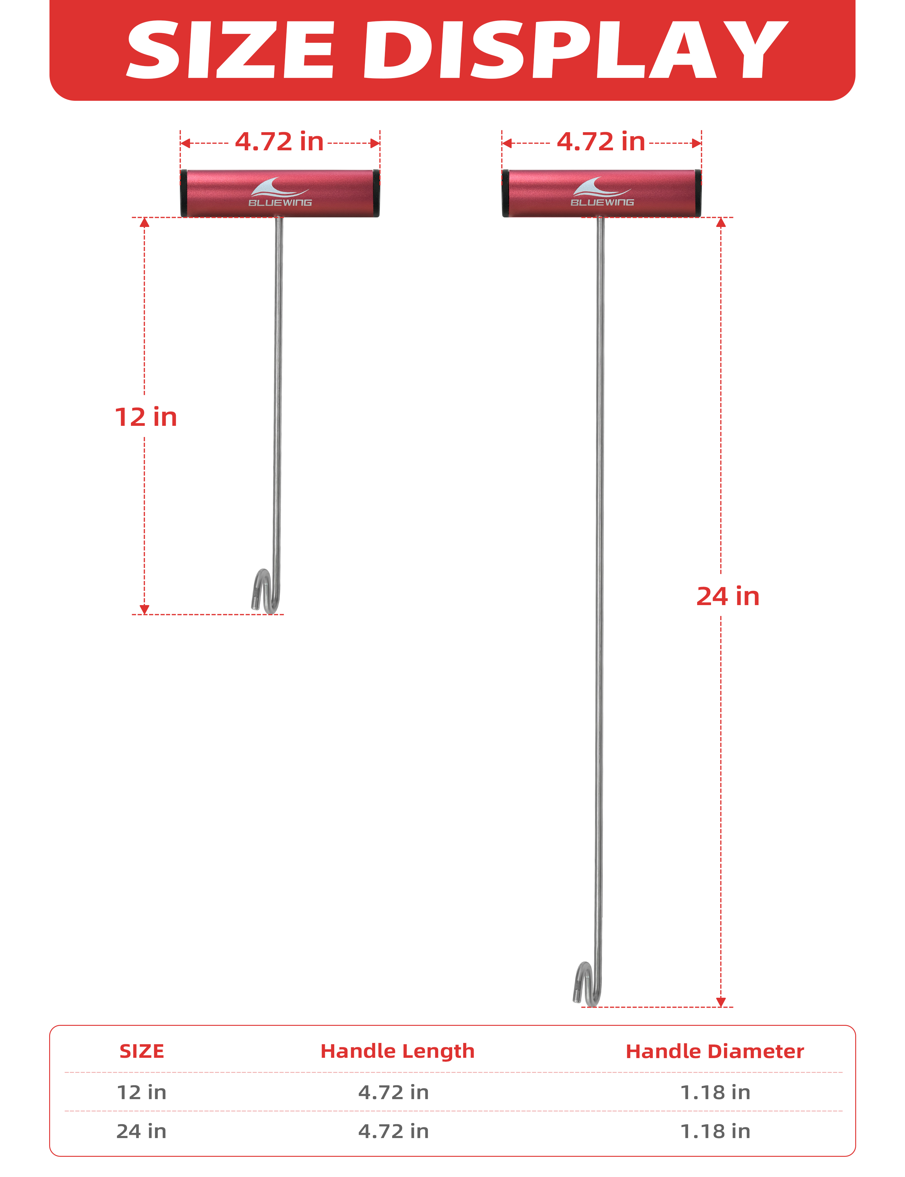 Push And Pull Dehooker with Anti-Twist Design | Bloodydecks