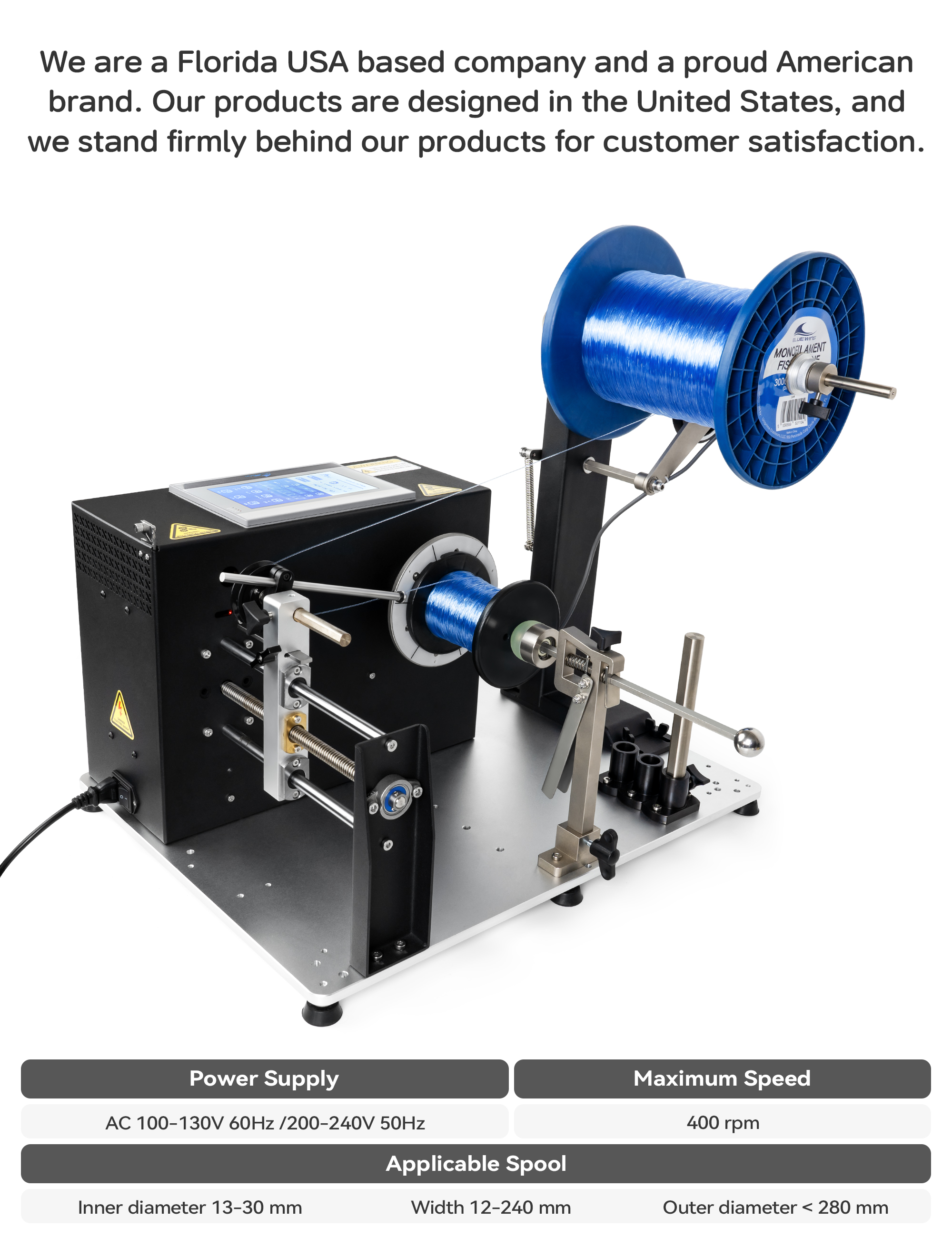 Fully Automatic Line Winder with Touchscreen - The Hull Truth - Boating ...